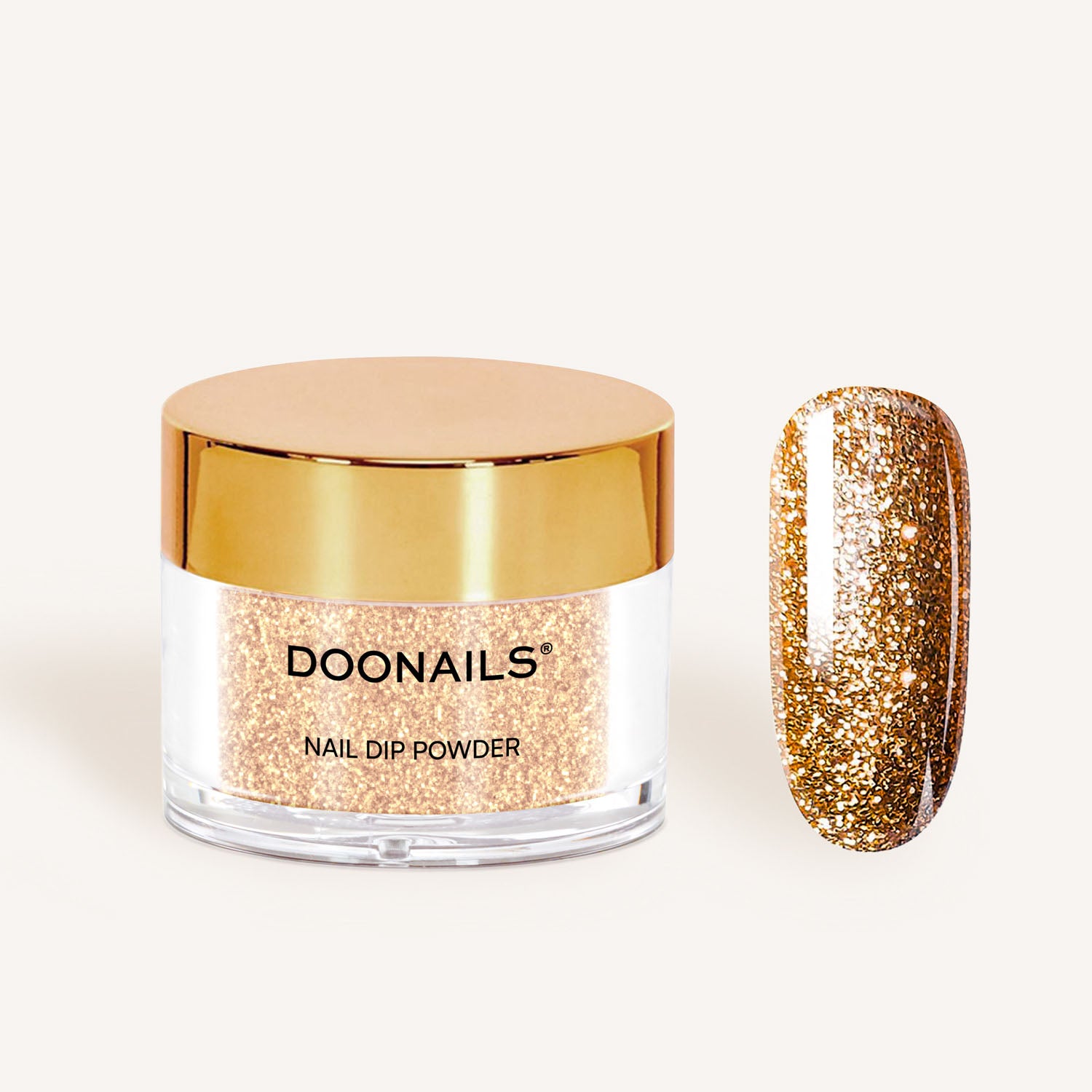 Doonails Nail Dip Powder Colour - Golden Gal
